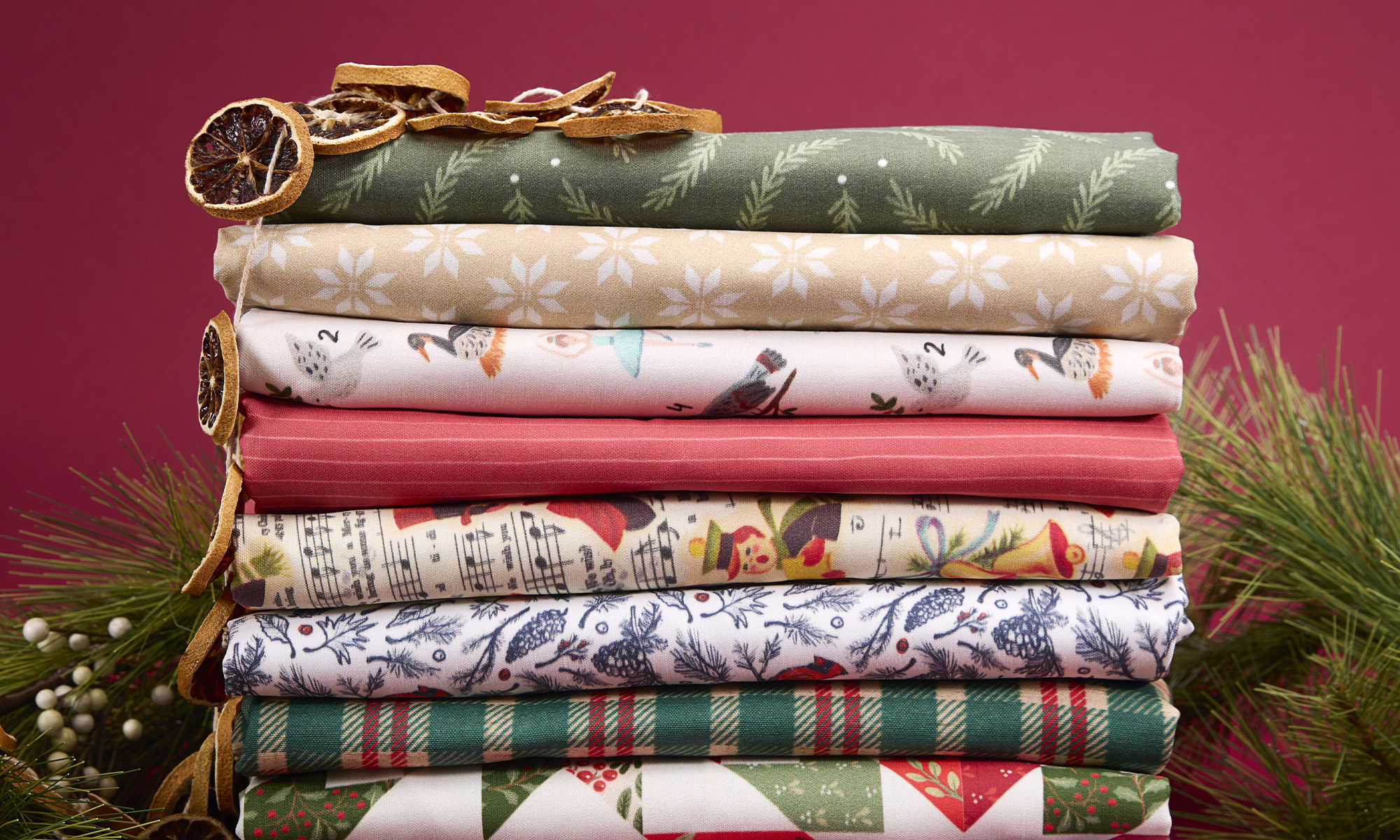 Christmas & Winter Fabric By The Yard | Spoonflower