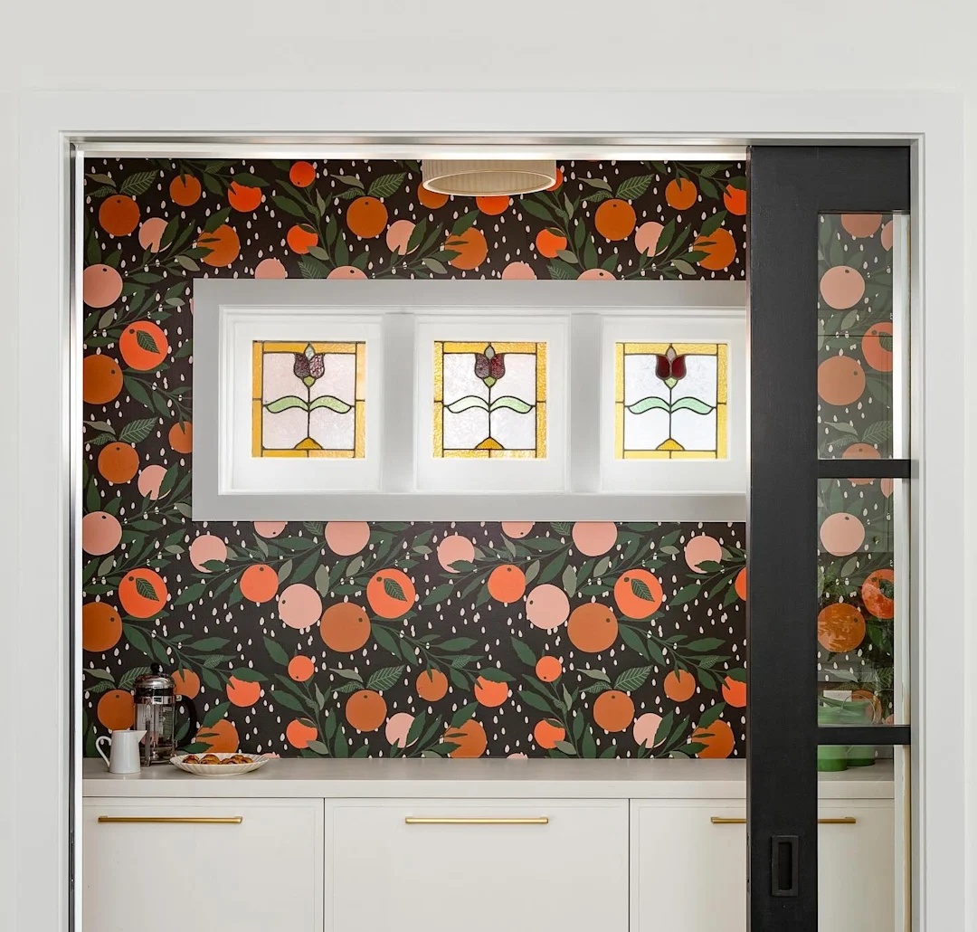 TROPICAL FLOWERS AND SEASHELLS LARGE Wallpaper | Spoonflower