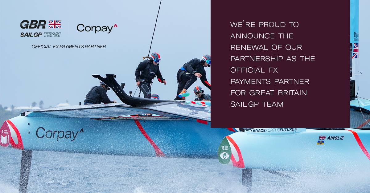 Corpay partners with Great Britain SailGP Team to support team’s ambition to Protect Our Future ...