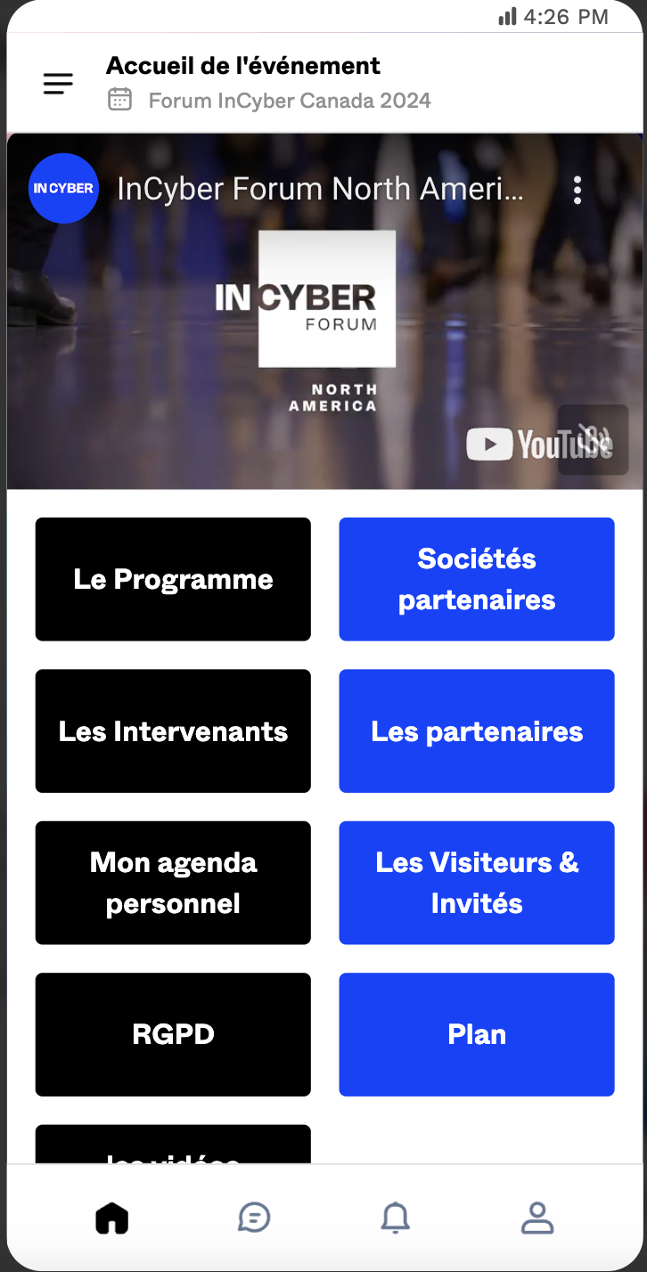 Forum InCyber - Download the app