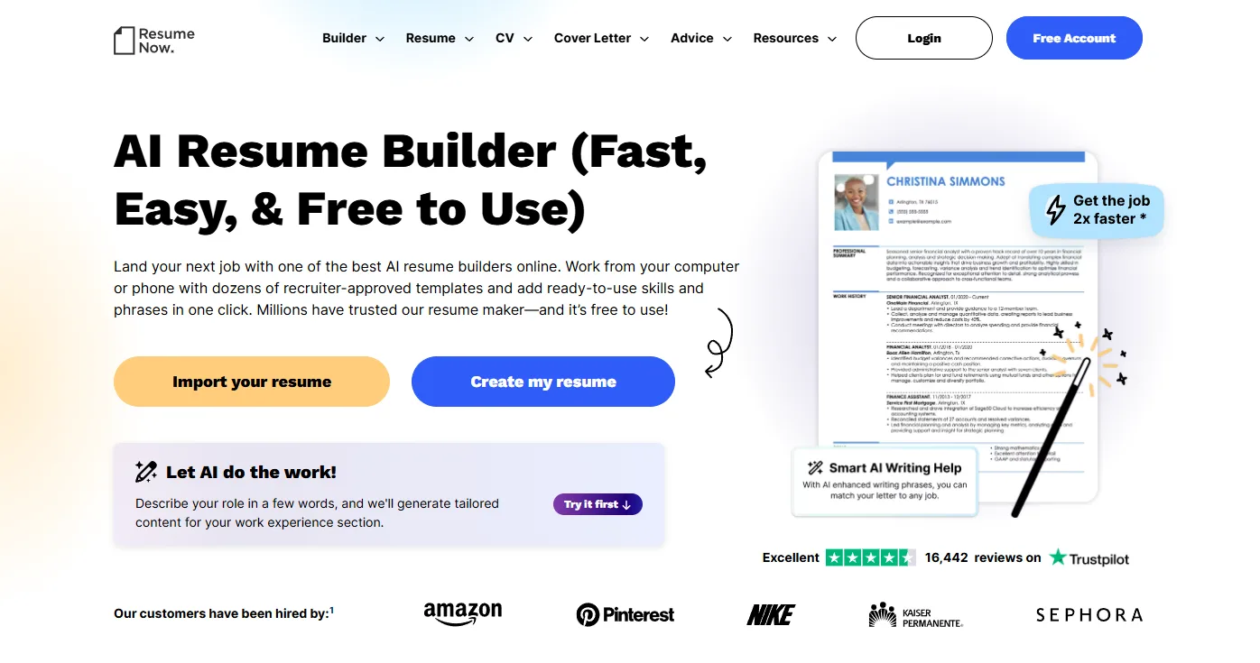 Free Online Resume Builder to Get Hired in 2026 - Resume.co