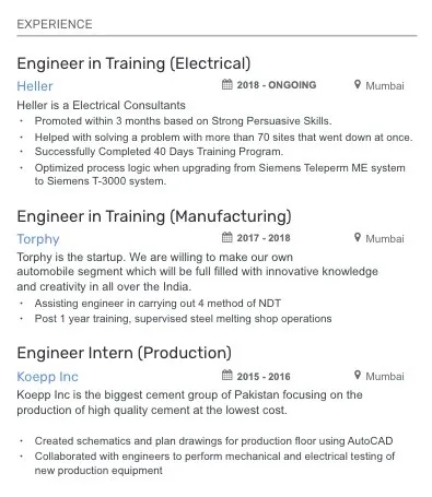 How to List Professional Work Experience on a Resume in 2024