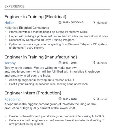 How to List Professional Work Experience on a Resume in 2023