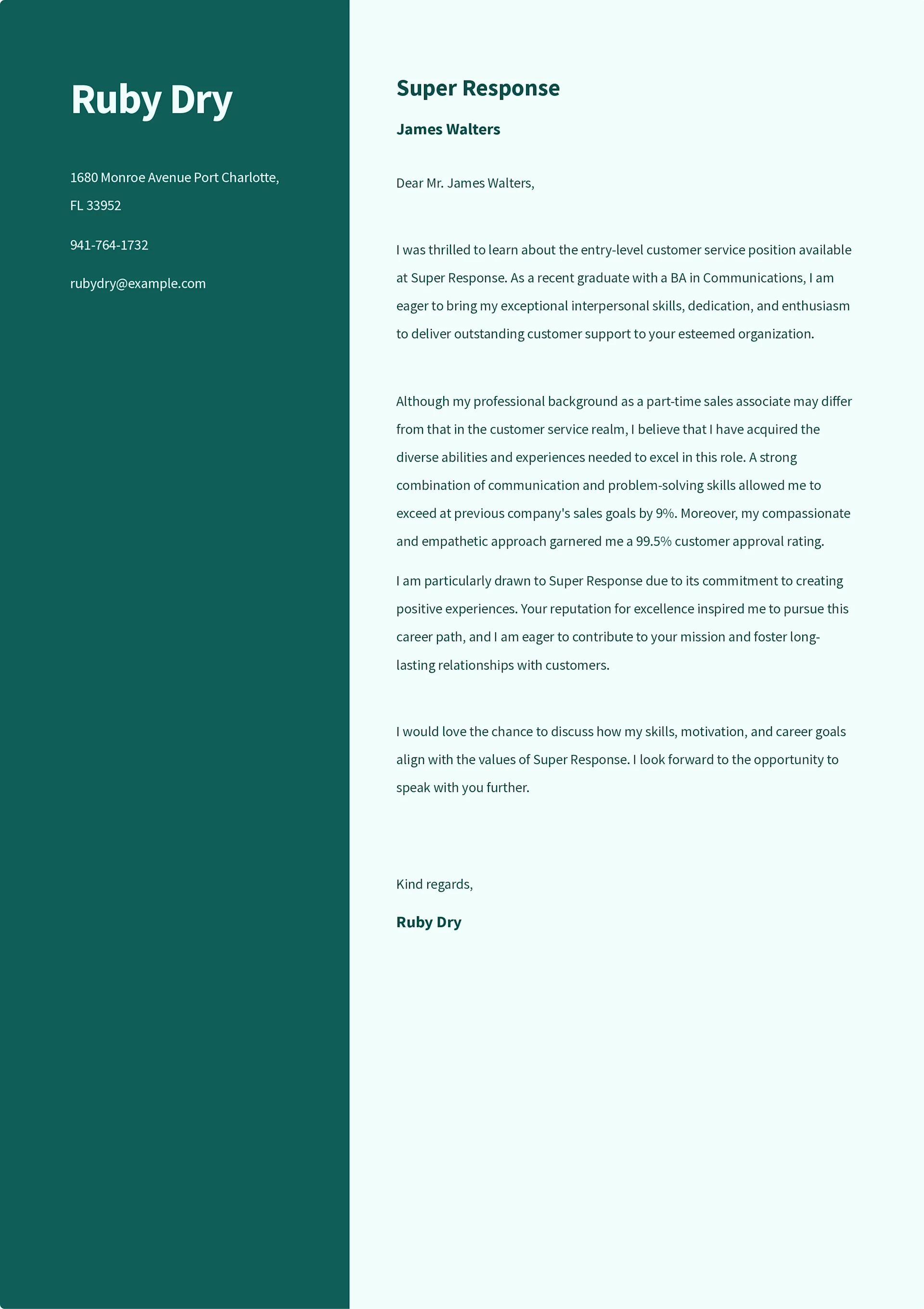 Customer Service Cover Letter: The Complete Writing Guide [w/ Tips]