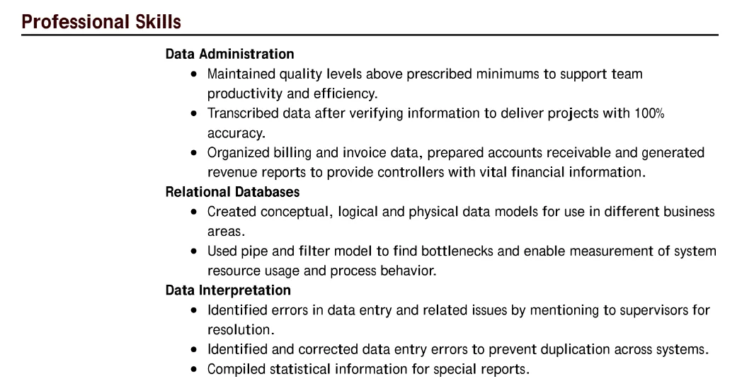 How to Write a Data Entry Resume in 2023 [w/ Examples & Tips]