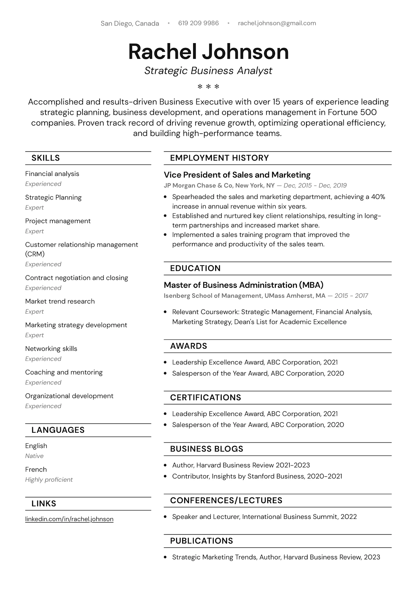 The Best CV Format: Tips and Tricks [w/ Examples]