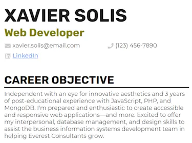 How to Write & Organize Resume Sections in 2025