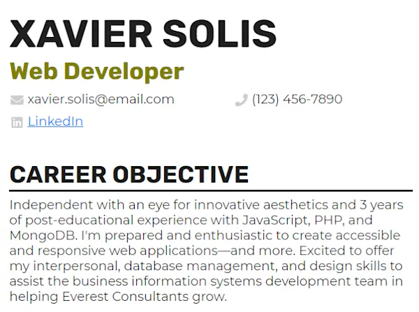 How to Write & Organize Resume Sections in 2026