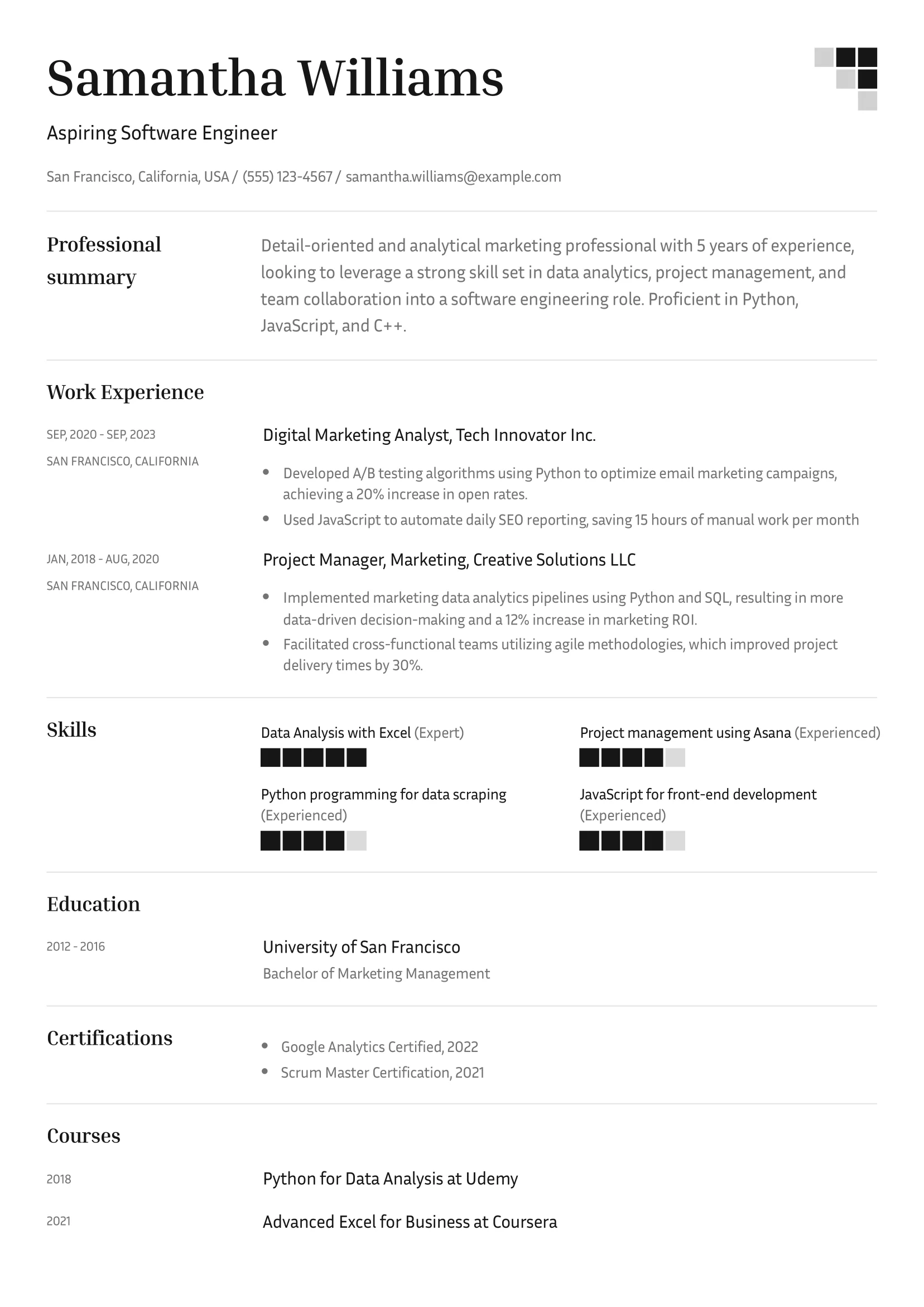 Tips for Crafting a Standout Career Change Resume [+ Example]