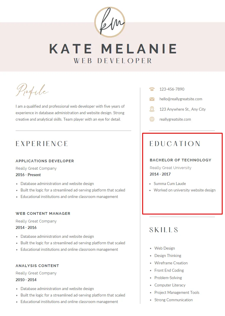 How to List Education on a Resume in 2024 [+ Examples & Tips]