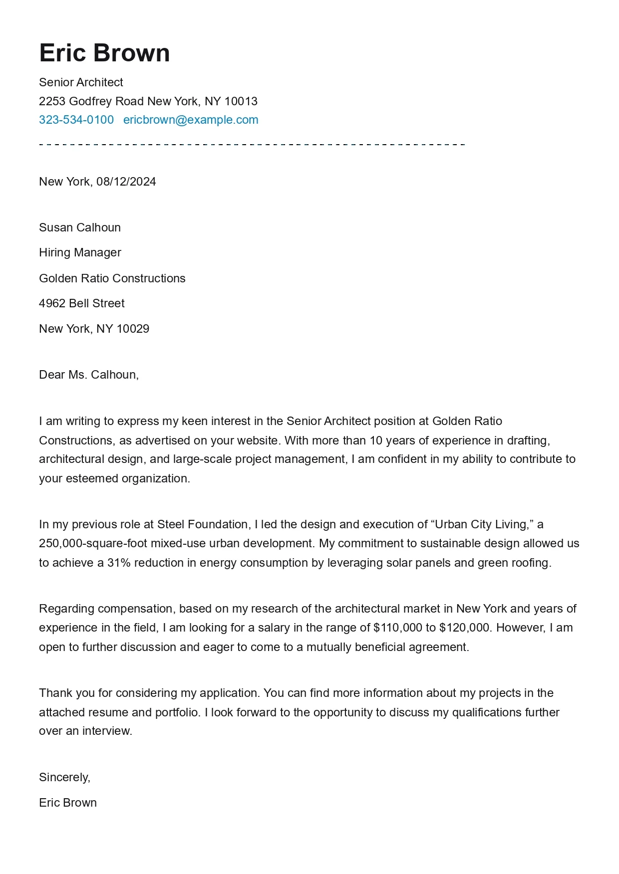 How to Put Salary Expectations in a Cover Letter [w/ Examples]