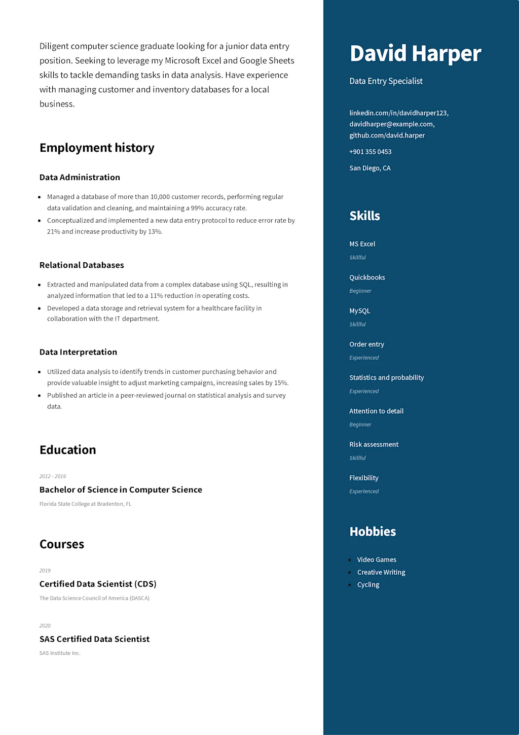 The Best CV Format: Tips and Tricks [w/ Examples]