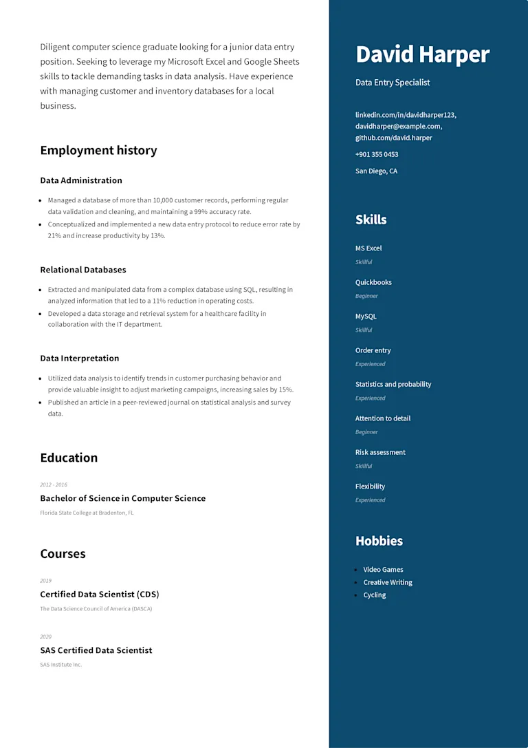 The Best CV Format: Tips and Tricks [w/ Examples]