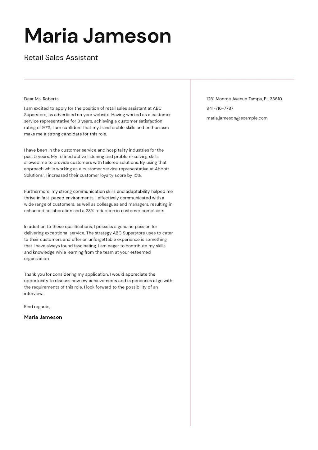 Retail Cover Letter: A Comprehensive Guide [w/ Examples]