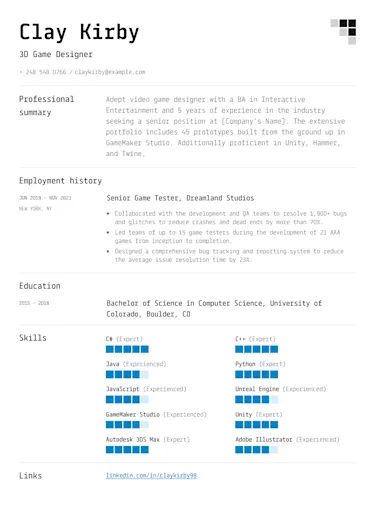 Gaming Resume Building 101: Guide, Tips, Examples & More!