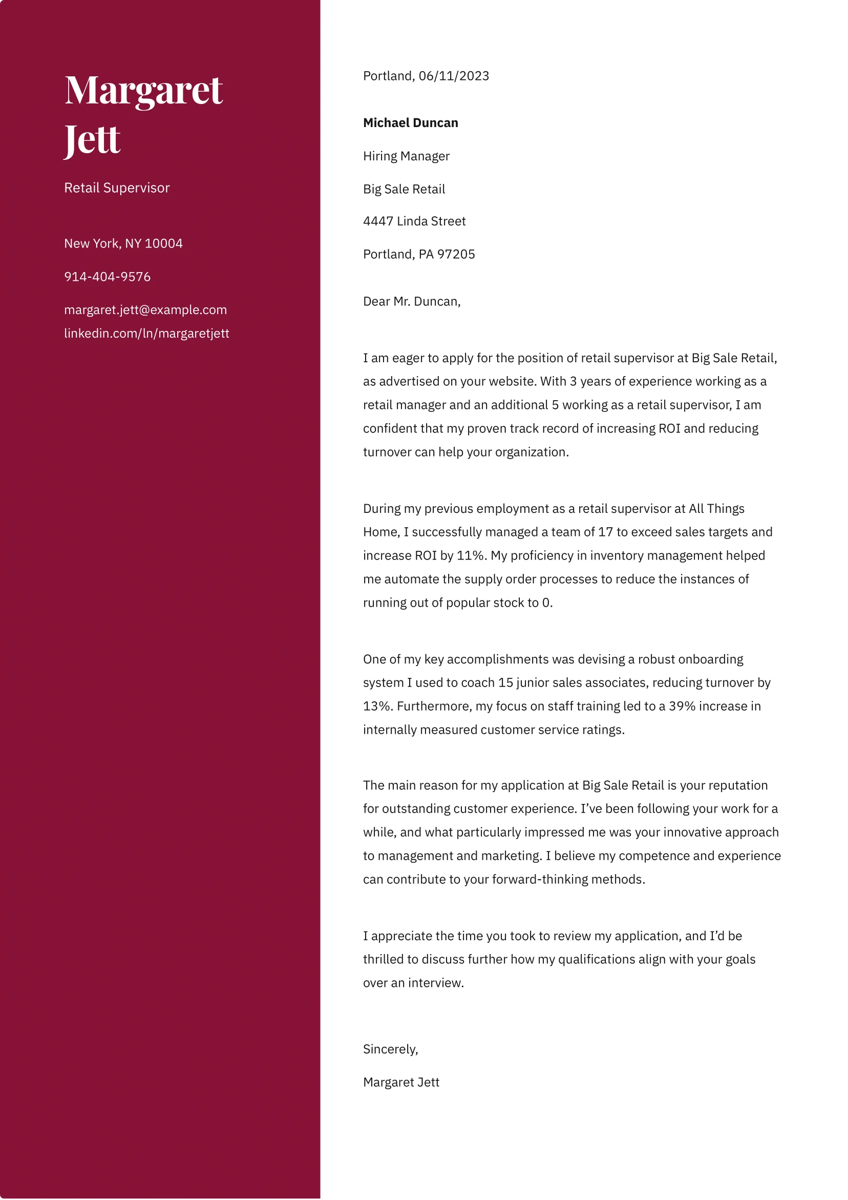 Supervisor Cover Letter: Best Strategies & Examples for 2024