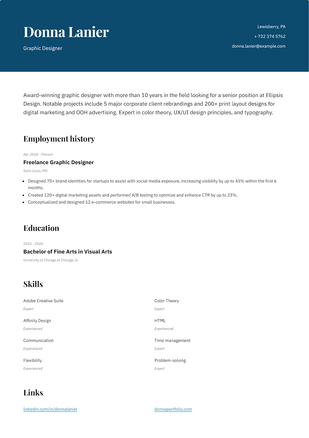 How to Craft a Self-Employed Resume in 2024 [Example & Tips]