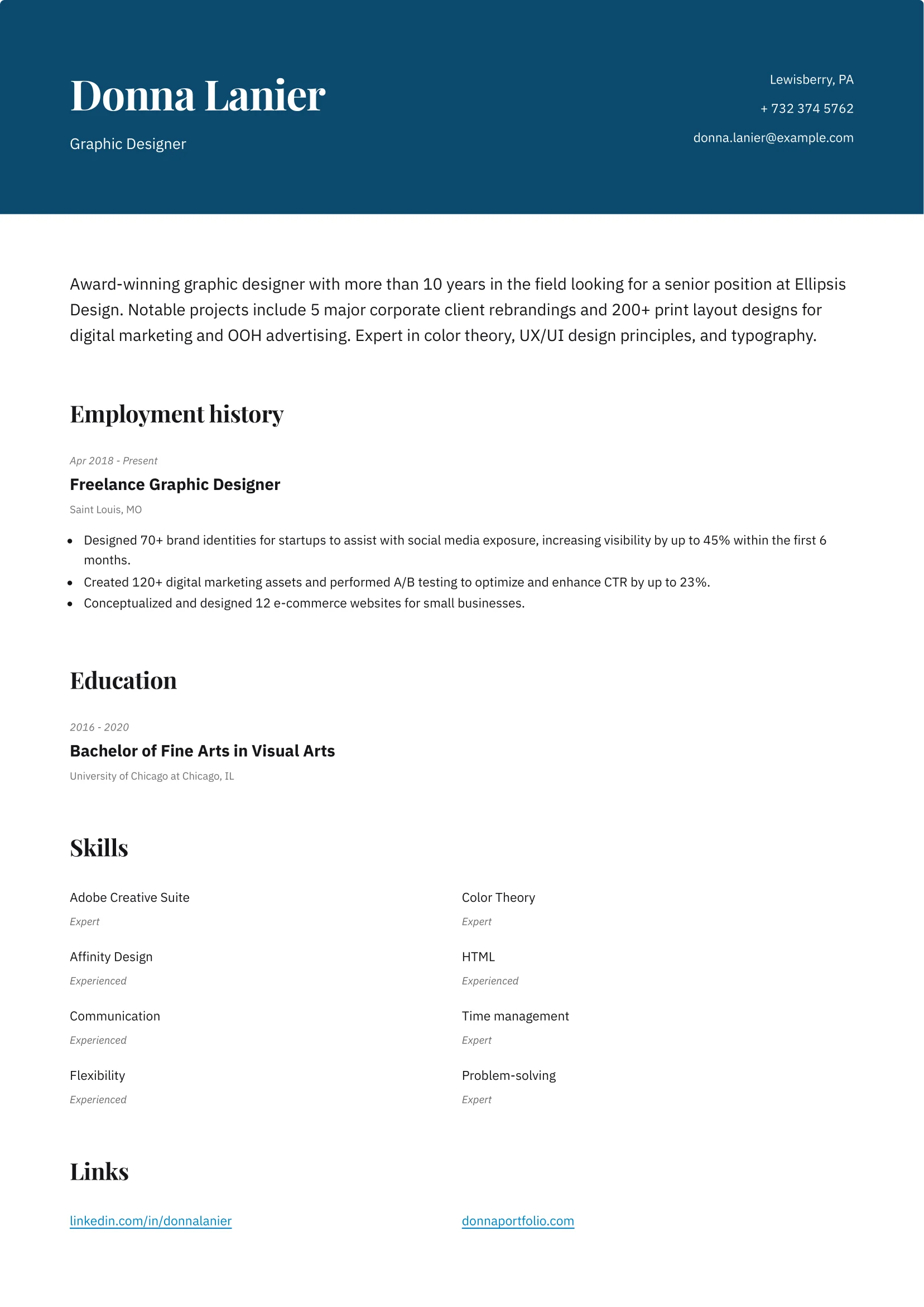 How to Craft a Self-Employed Resume in 2024 [Example & Tips]