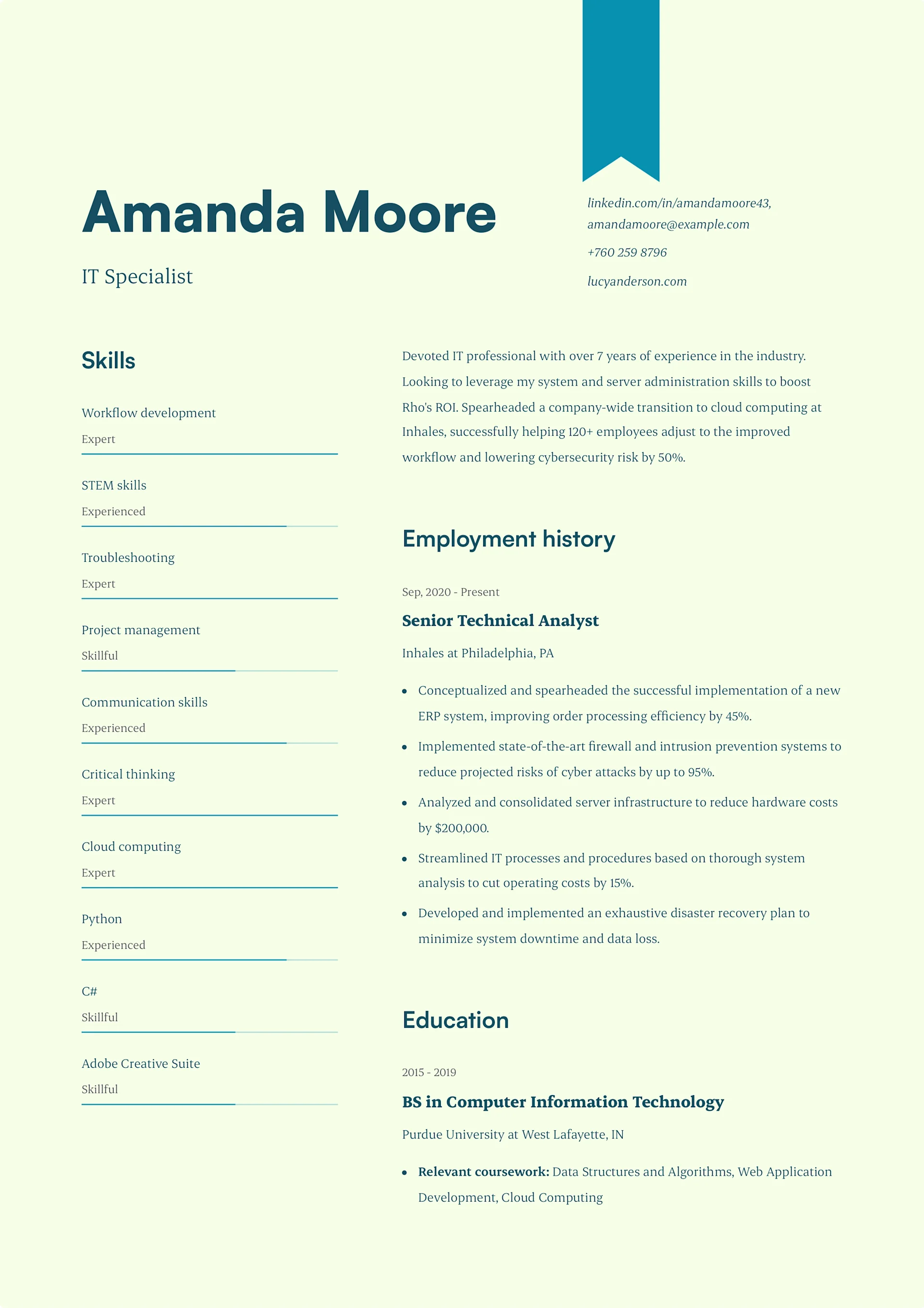 How to List Professional Work Experience on a Resume in 2025
