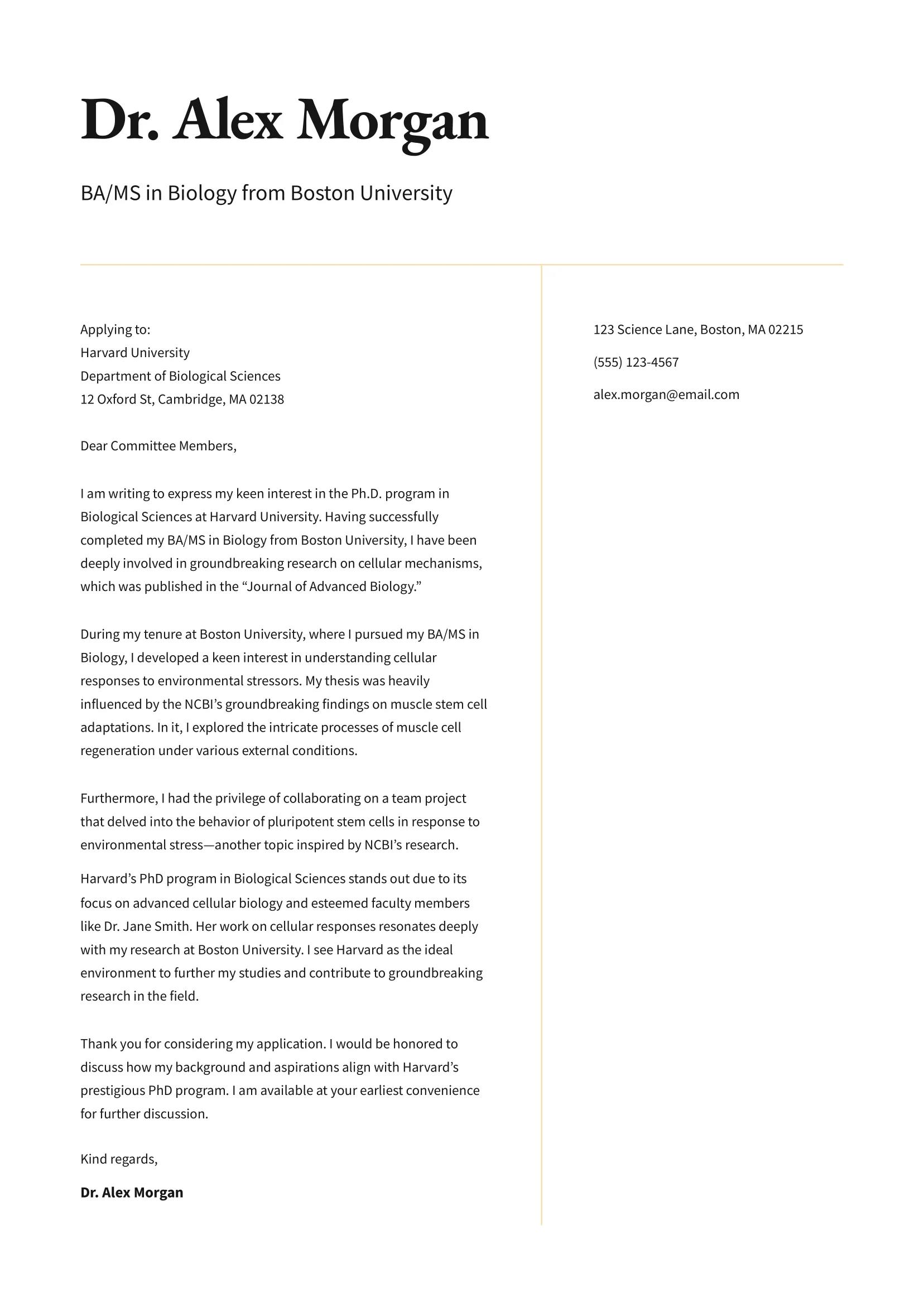 How to Write an Expert PhD Cover Letter Like a Pro [+ Example]