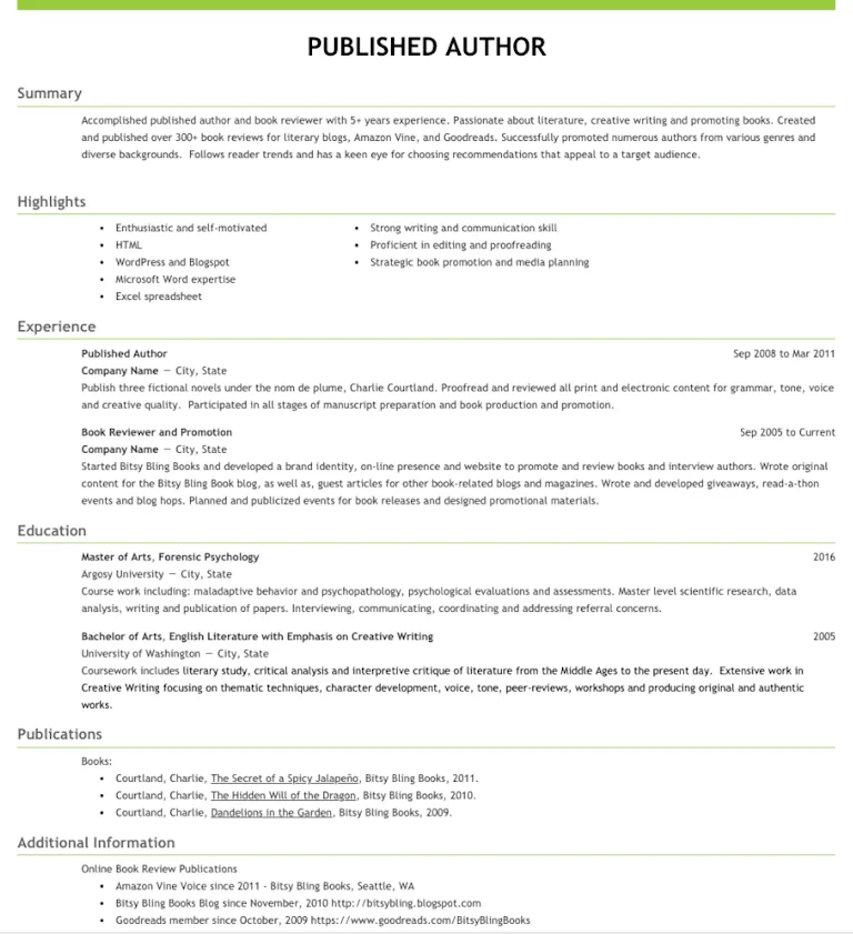 How to Correctly List Publications On a Resume or CV in 2025