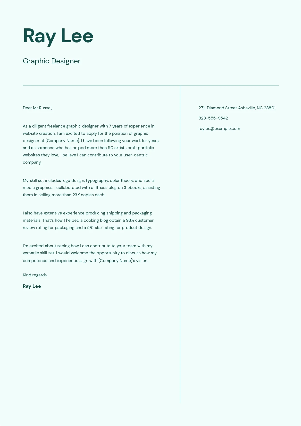 Write a Graphic Design Cover Letter That Will Land You the Job