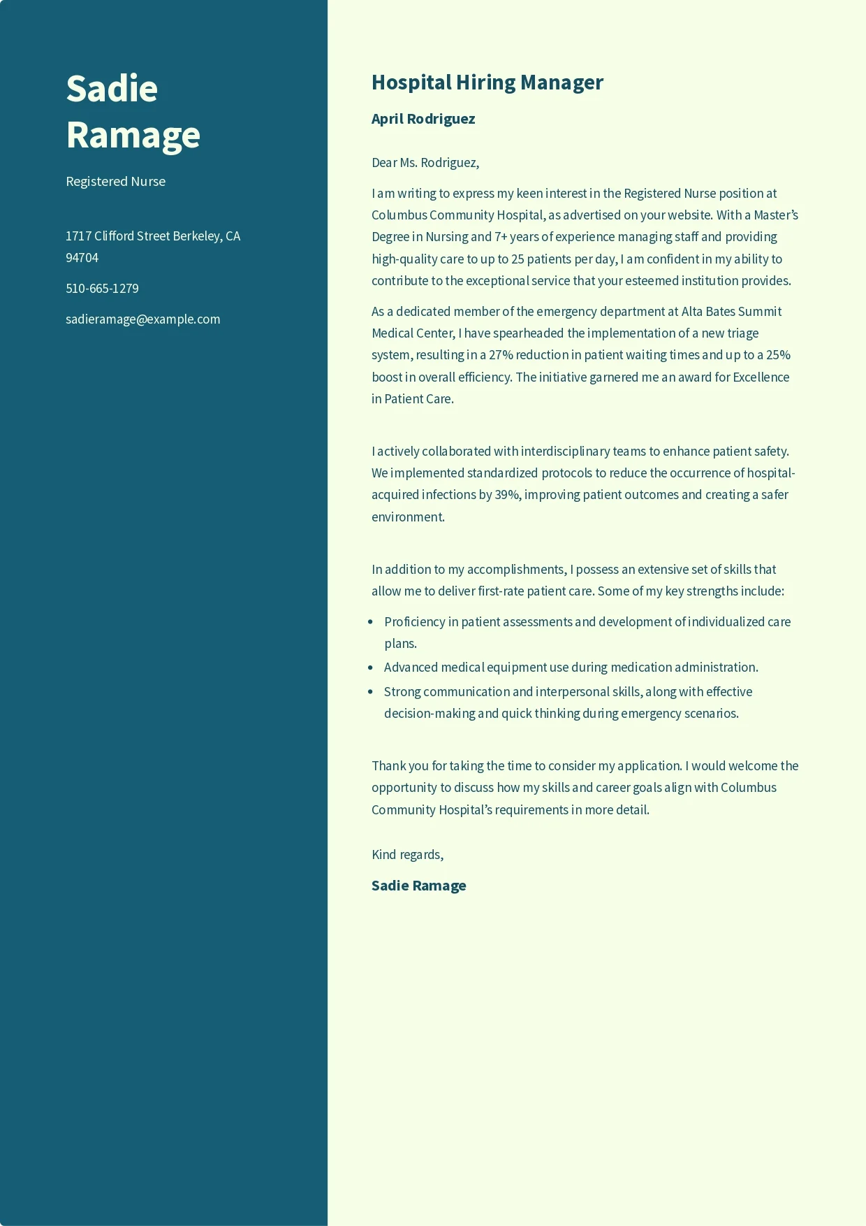 How to Write a Standout Nursing Cover Letter and Get the Job