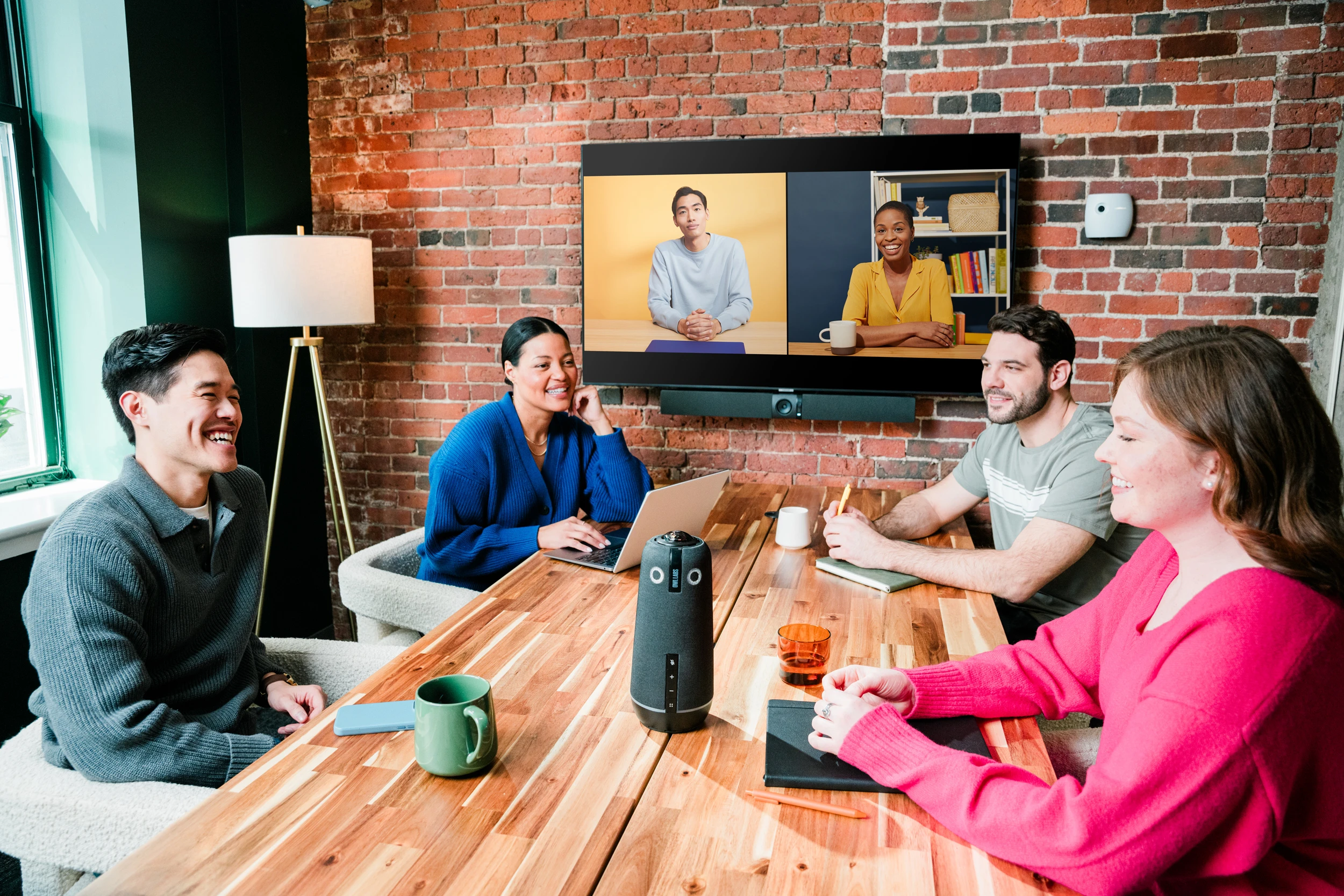 Meeting Owl 4+ 360-Degree, 4K Smart Video Conference Camera, Microphone ...