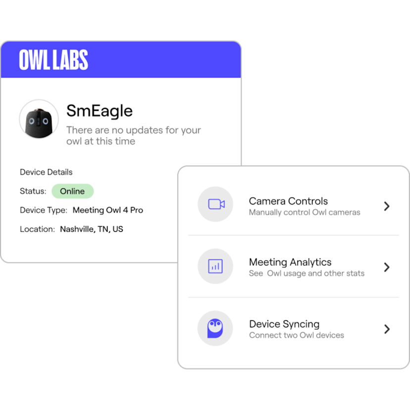 Owl Labs Meeting Owl 4+ and Expansion Mic Bundle
