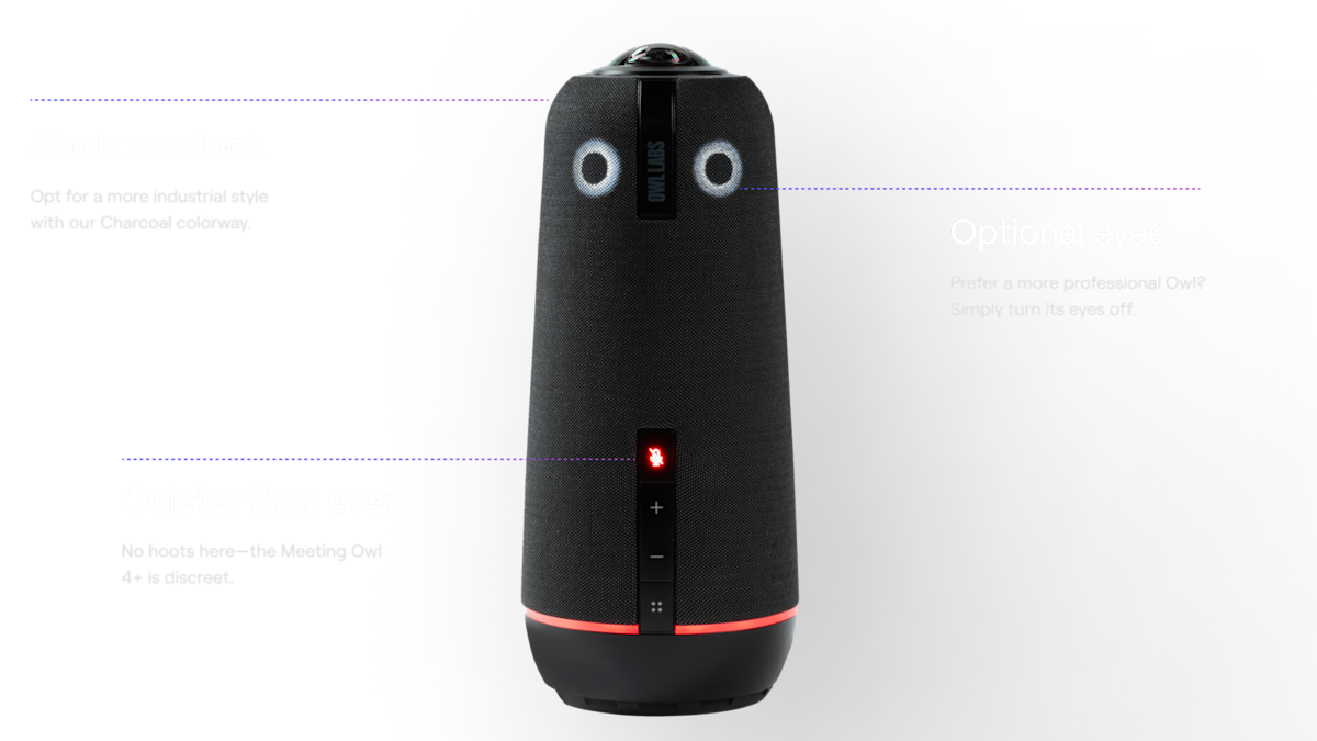 Owl Labs Meeting Owl 4+ and Expansion Mic Bundle