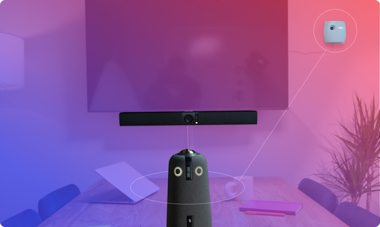 Meeting Owl 4+ 360-Degree, 4K Smart Video Conference Camera, Microphone ...