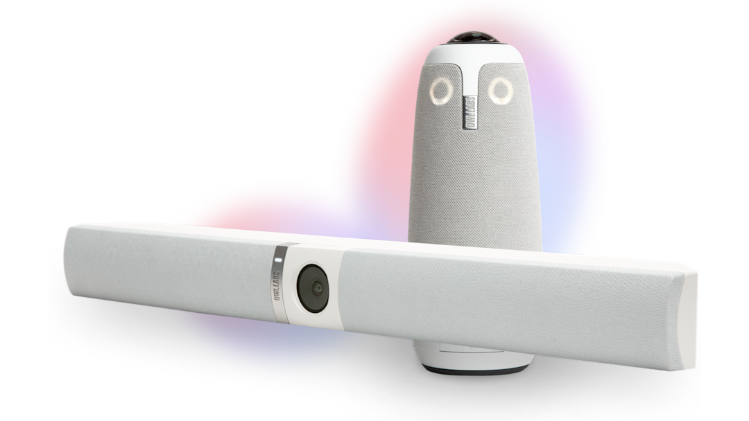 Meeting Owl 3 + Owl Bar — 360° 4K Video Conferencing Bundle with Smart ...