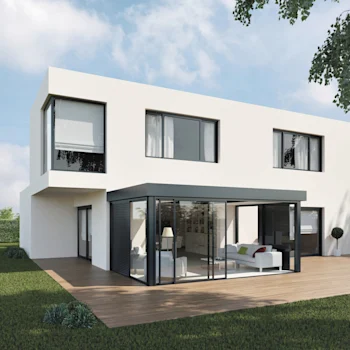 Aluminium sliding window - TECHNAL