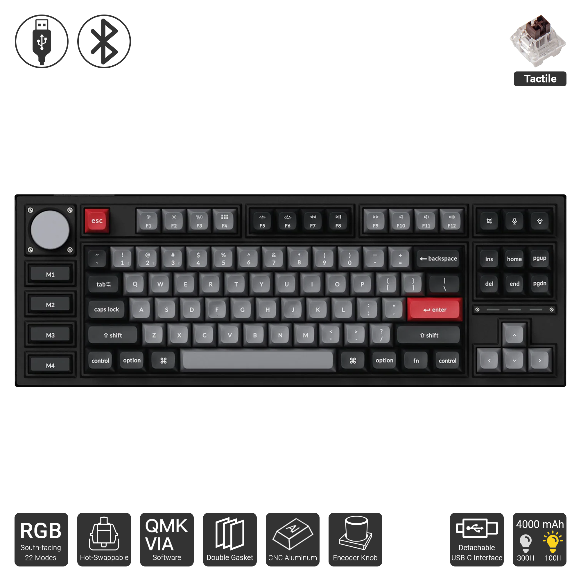 Keychron Q3 Pro Fully Assembled (Knob Version) @ TK Computer KH, Cambodia