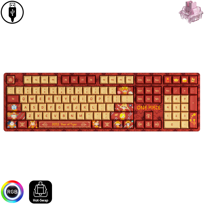 Akko 5108S - One Piece Year of Tiger @ TK Computer KH, Cambodia