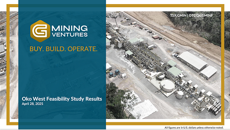 G MINING VENTURES | Oko West Gold Project