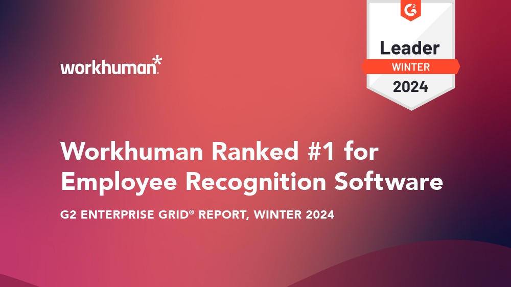 Workhuman Customers Rank the Company as #1 Provider in G2’s Enterprise Grid Report for Employee ...
