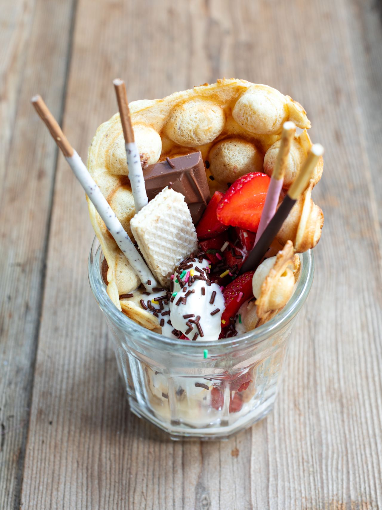 Wunderschãƒæãâne Bubble Waffeln Rezept Herzhaft Bilder