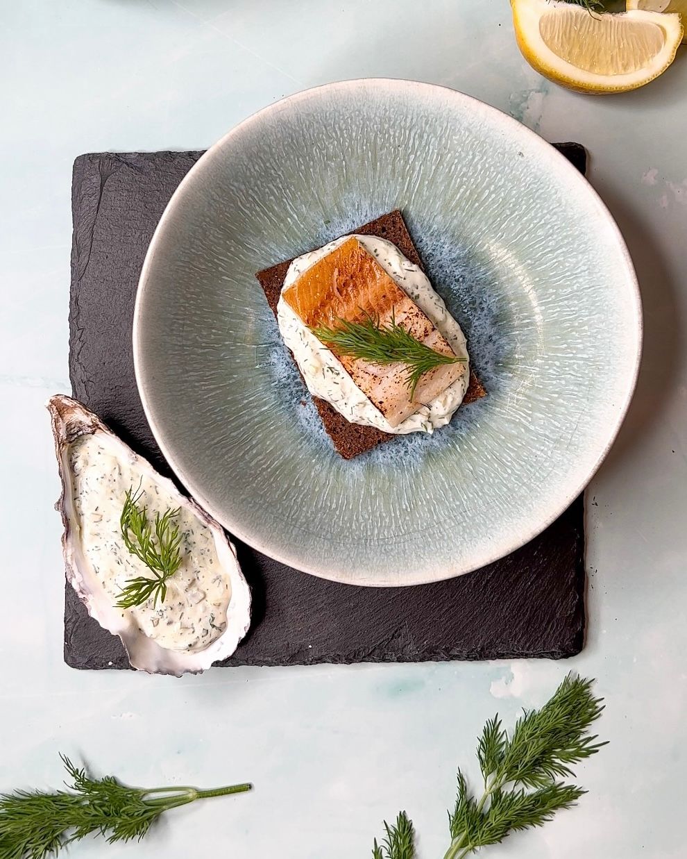 Rauchforelle mit Gurken-Dill-Remoulade | HOMEMADE