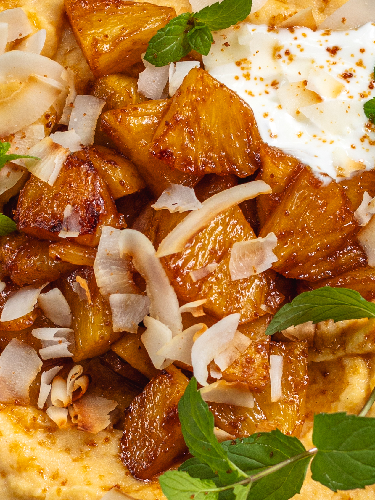 Süsser Polenta-Kokos Pudding | HOMEMADE