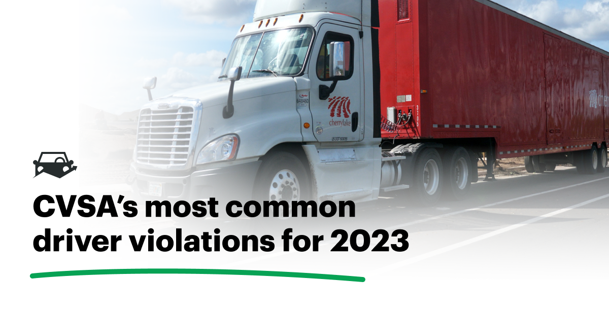 How to Keep Your Drivers in Compliance: Takeaways from CVSA Roadcheck 2023