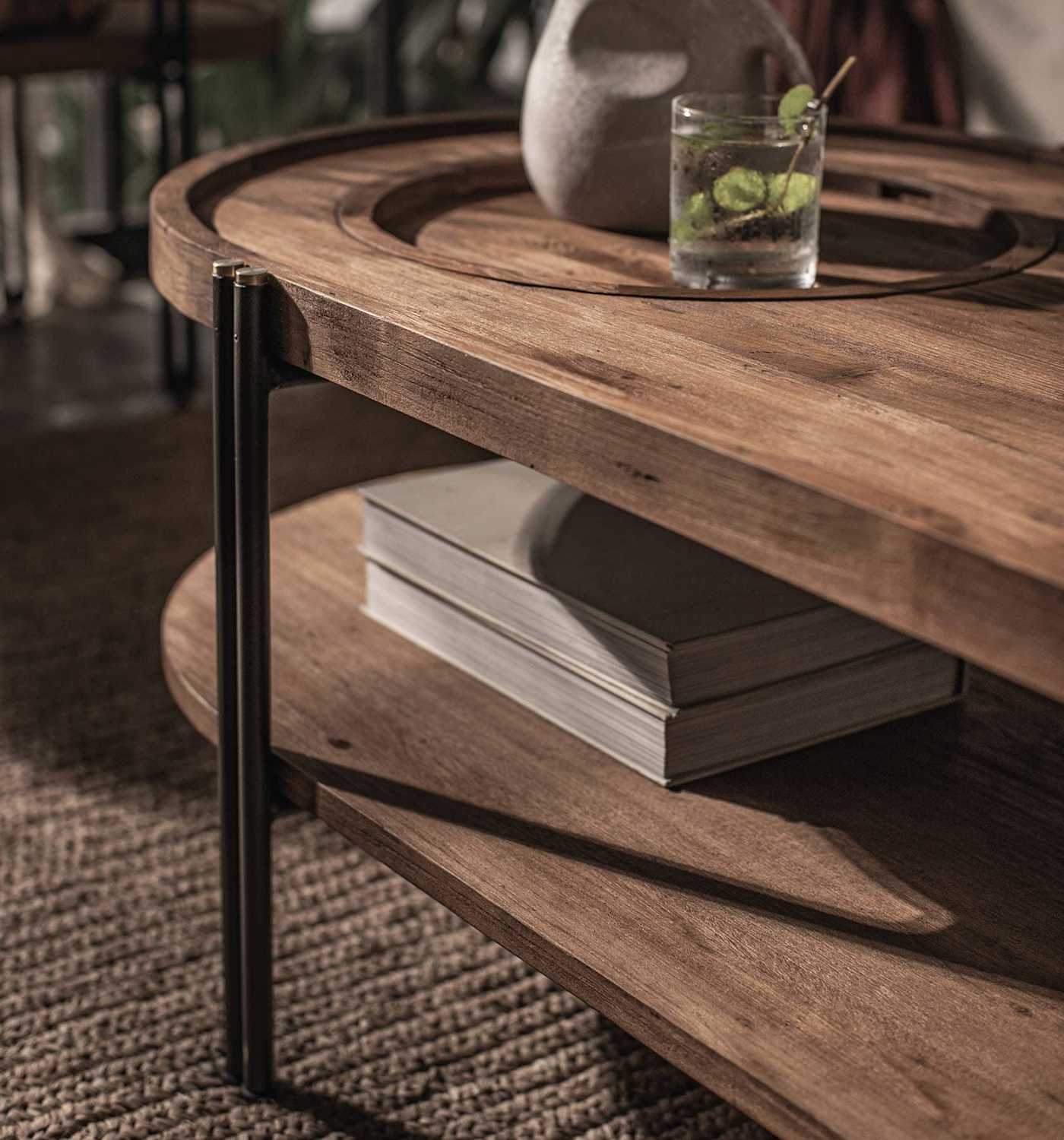 Coco Coffee Table 2 Tops with tray