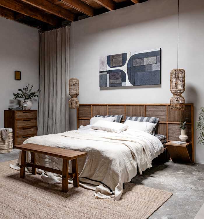 Coco Bed Met Nachtkastjes