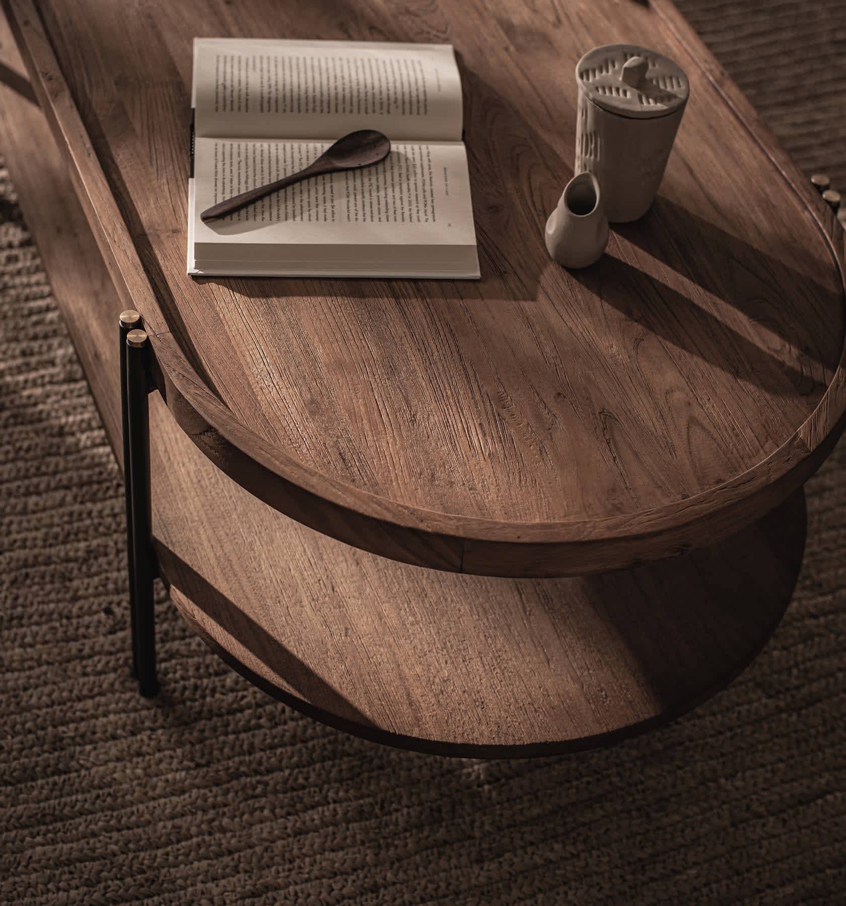 Coco Coffee Table 2 Tops with tray