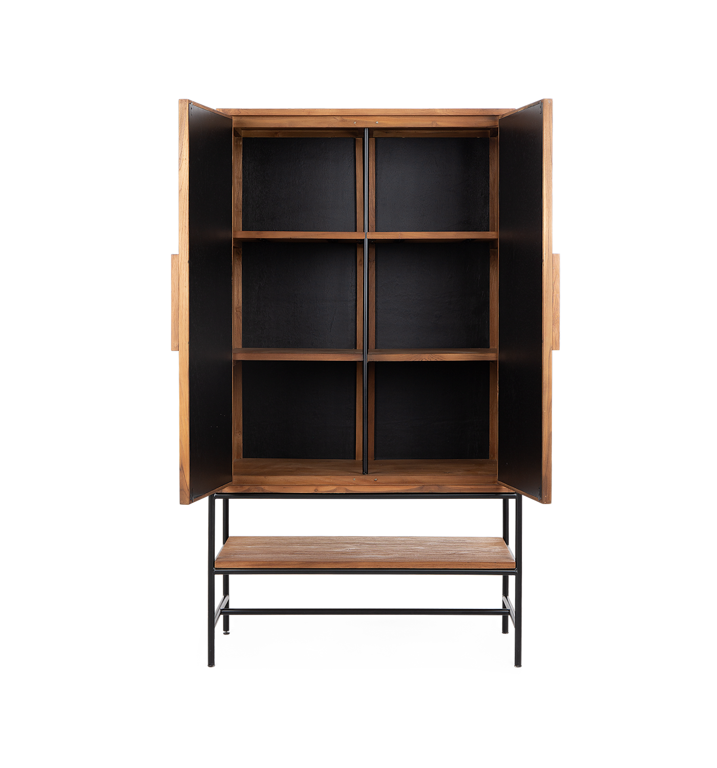 Coco Cabinet 2 Doors 1 Open Rack