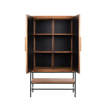 Coco Cabinet 2 Doors 1 Open Rack