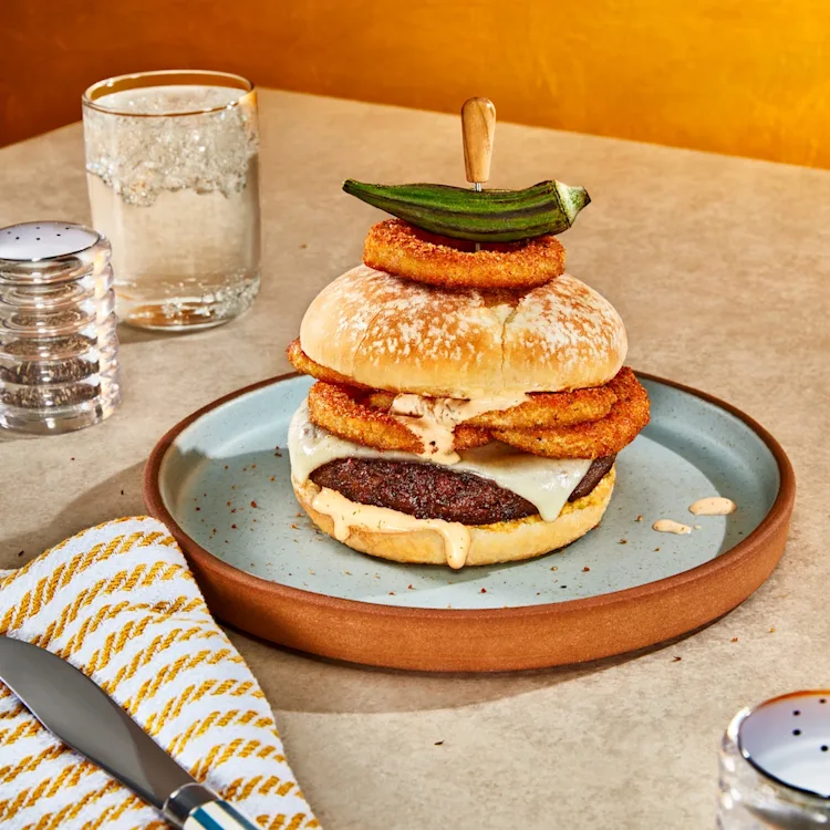 Impossible® Cajun Burger Recipe | Impossible Foods