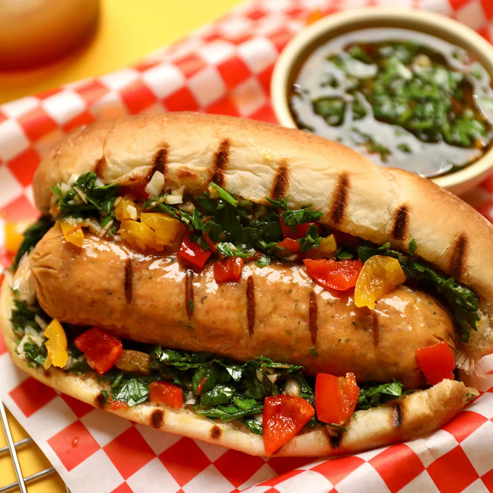 Impossible™ Grilled Sausage Links with Chimichurri Recipe | Impossible ...