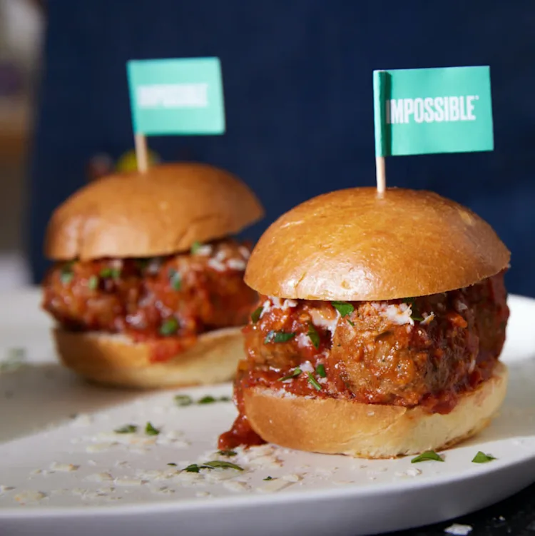 Impossible® Meatball Sliders Recipe | Impossible Foods