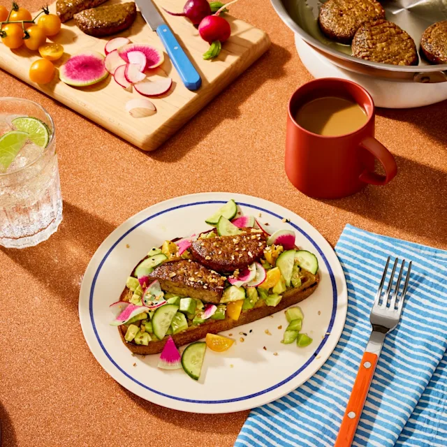 Impossible® Sausage Patty French Toast Breakfast Sandwich Recipe ...